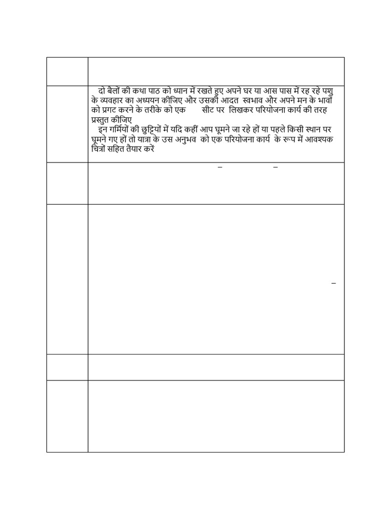 9 Holiday Homework 2024-25 | PDF