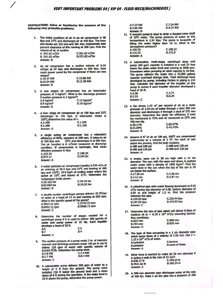 Vip4-Fluid Mechanics Machineries | PDF