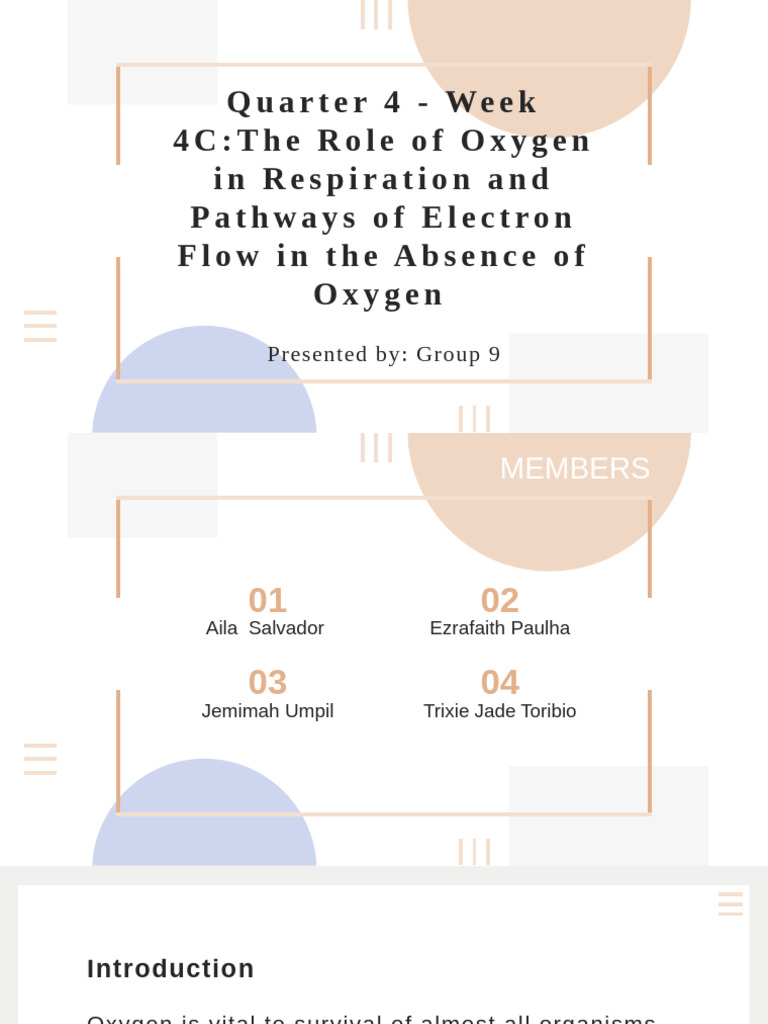 General Biology Quarter 4 Week 4C | PDF | Cellular Respiration | Electron Transport Chain