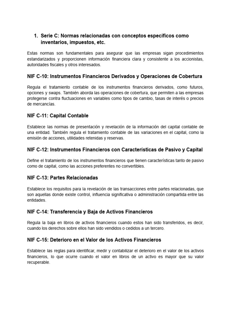 NIF | PDF | Contabilidad | Compartir (Finanzas)