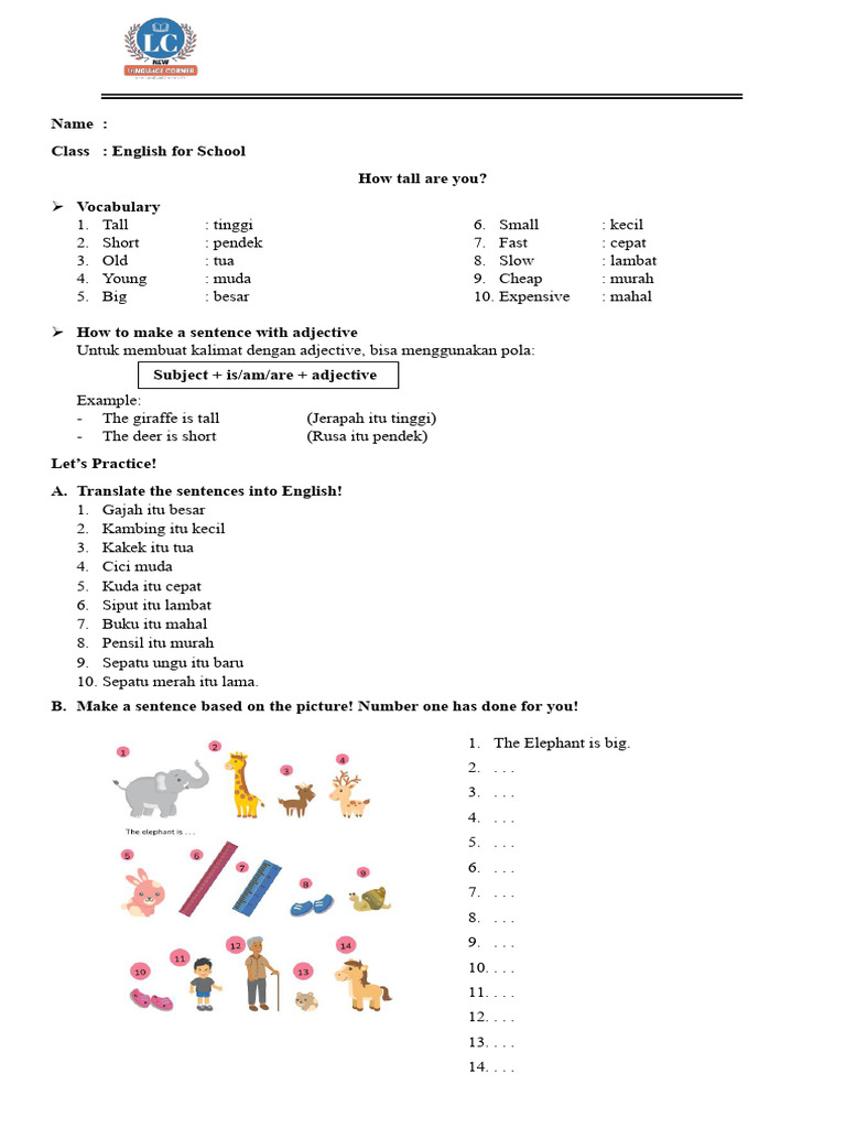 School - adjective | PDF