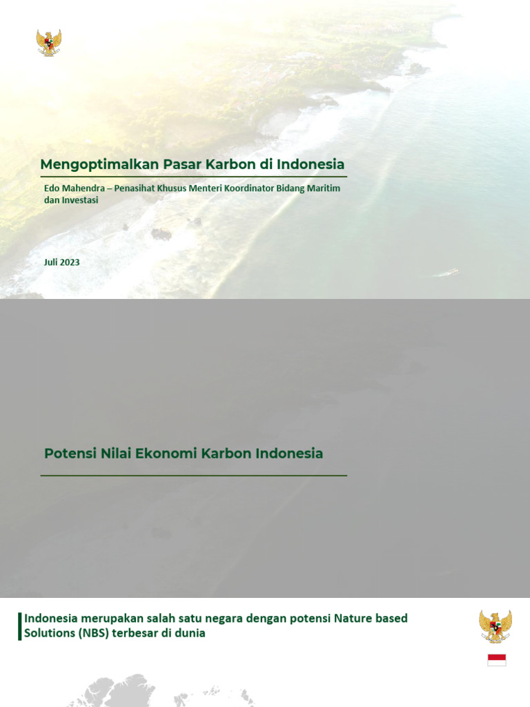 Pasar Karbon Indonesia | PDF