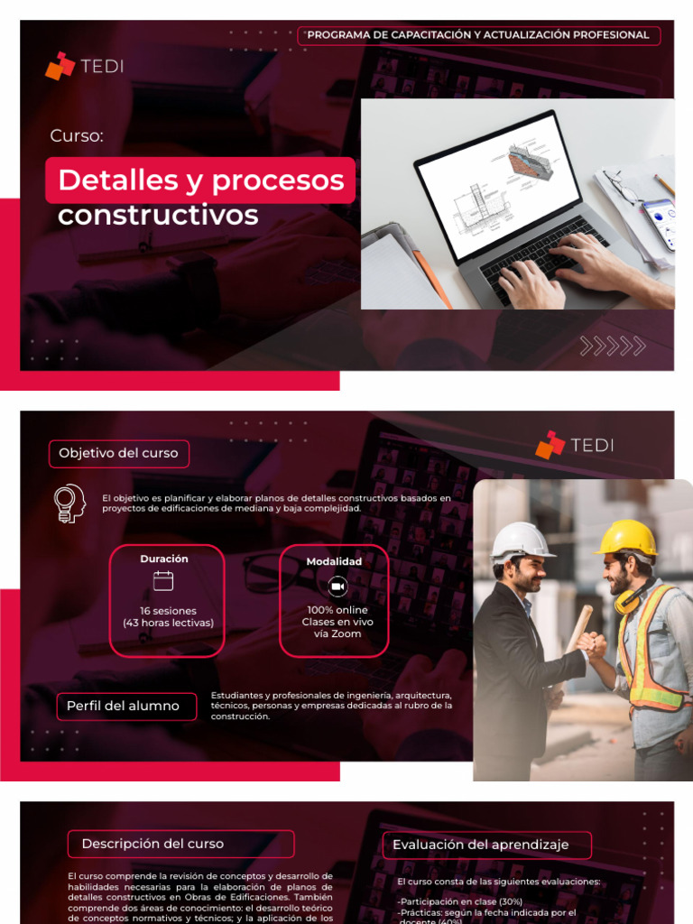 Curso de Procesos Constructivos Online | PDF | Carpintería | Ingeniería de Edificación