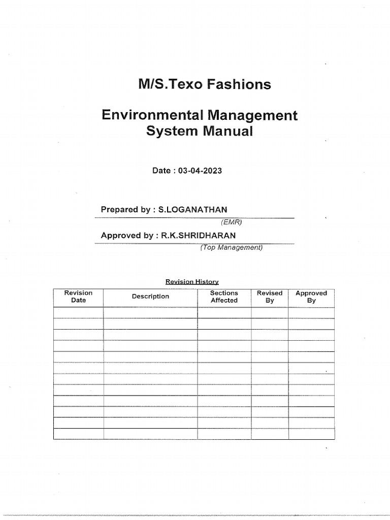 Ems Manual | PDF