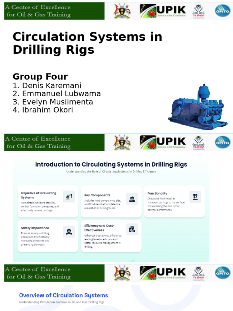 Circulation Systems in Drilling Rigs | PDF