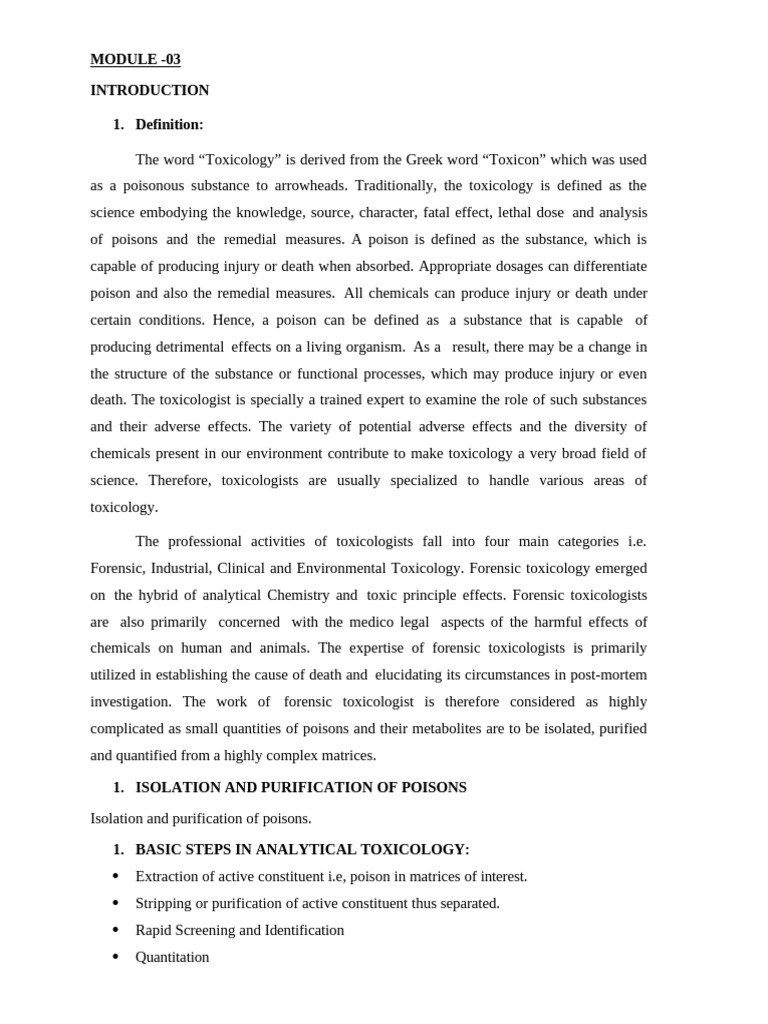 NFSU-MODULE 03 | PDF | Chromatography | High Performance Liquid Chromatography