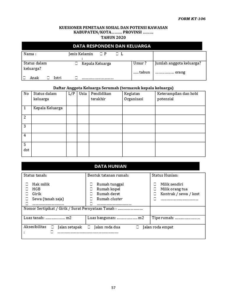 Form KT 106 | PDF