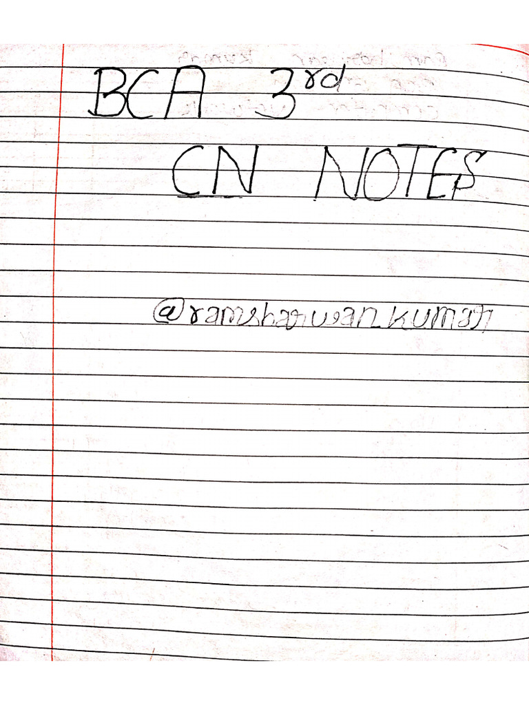 CN Notes 3rd | PDF
