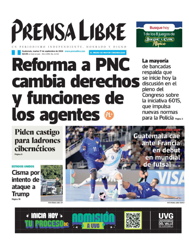 17-09-2024 PRENSA LIBRE | PDF
