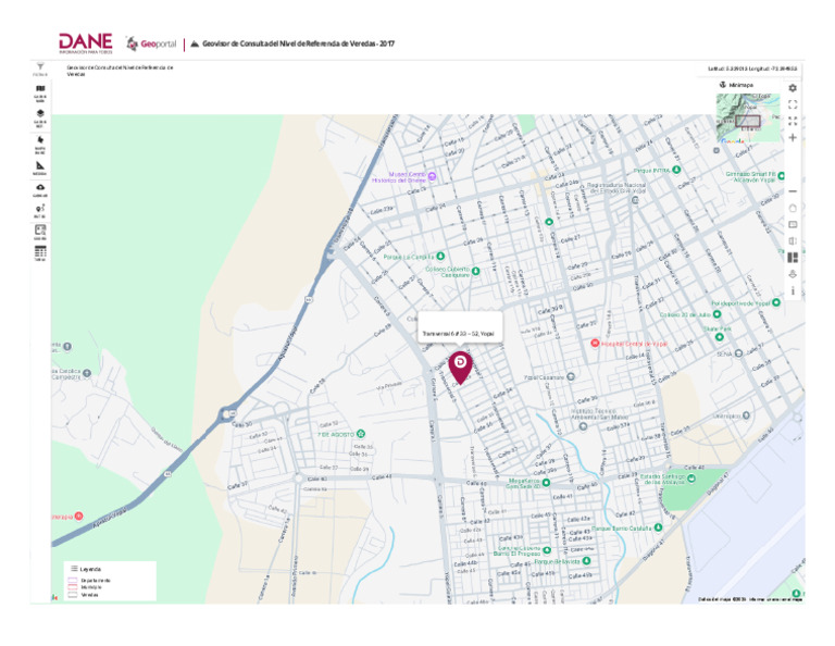 Mapa Yopal | PDF | Cartografía