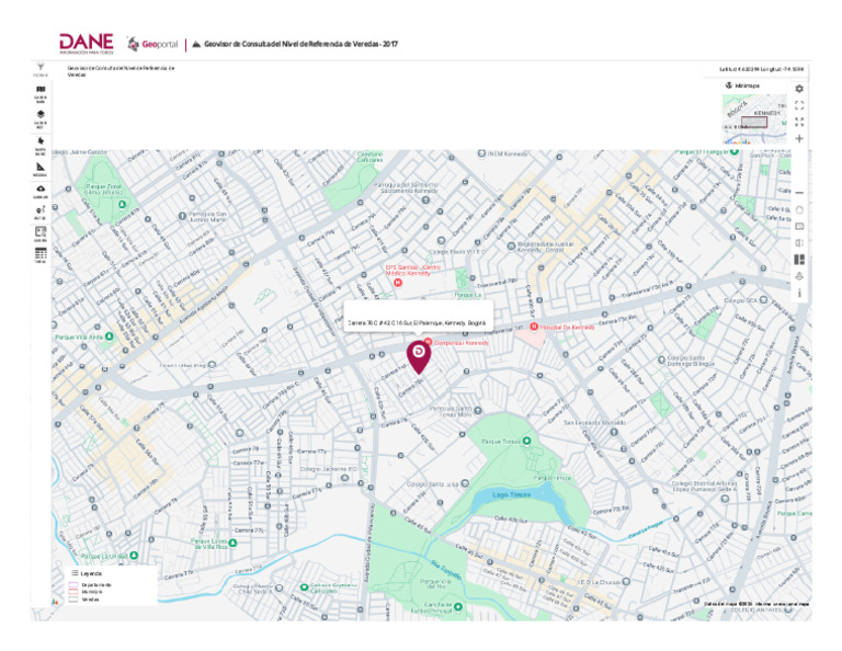 Mapa de Ubicación del Palenque | PDF