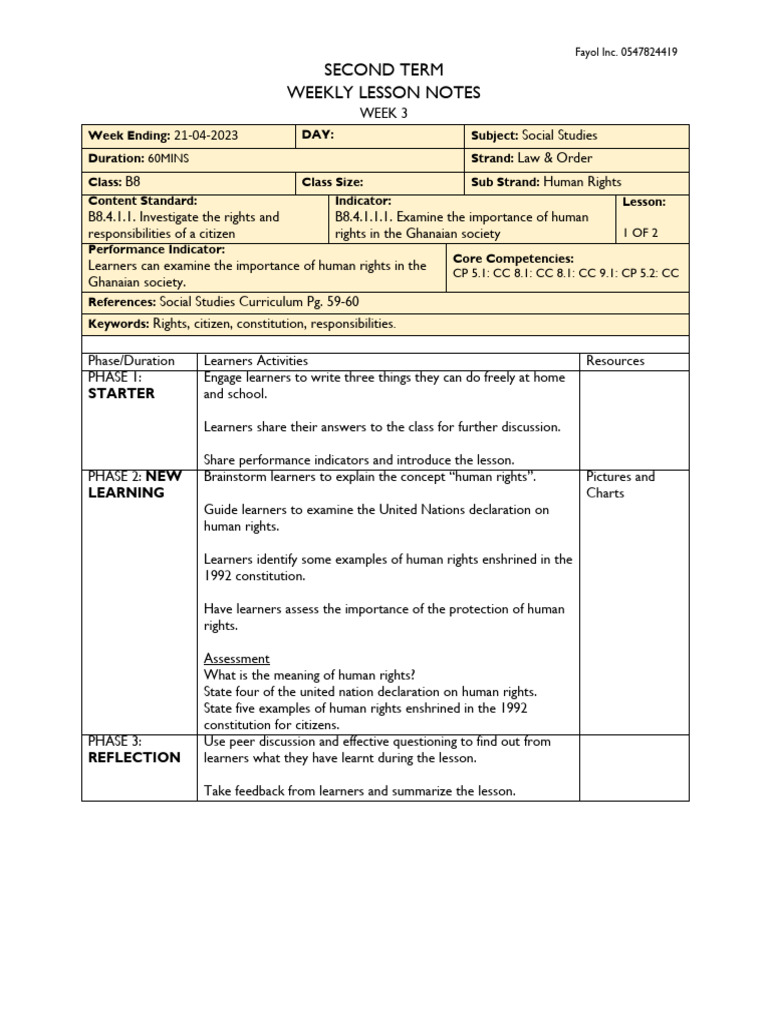 B8-SOC-WK3 | PDF | Teaching | Pedagogy
