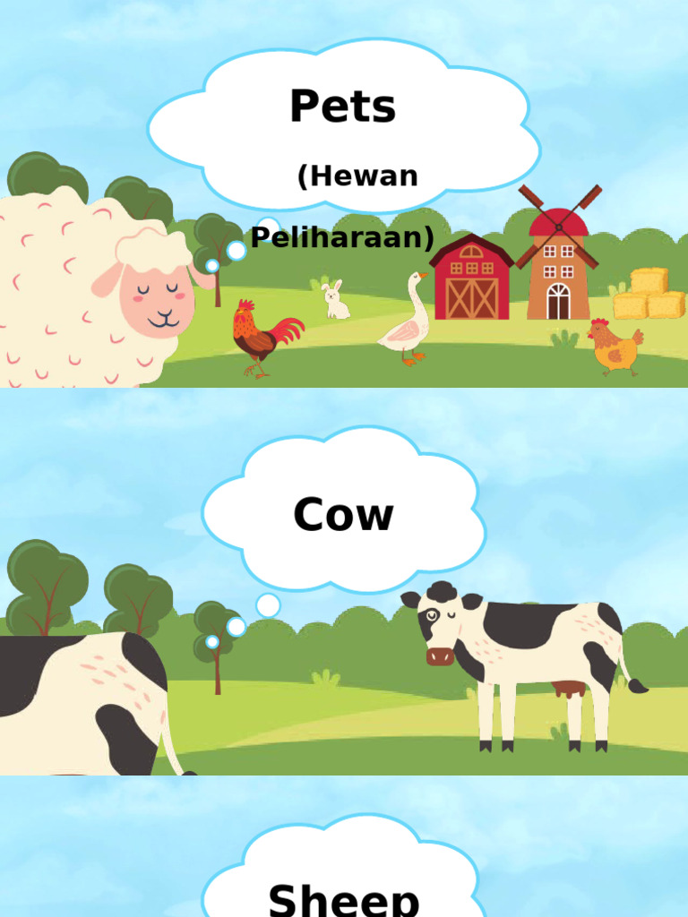 Unit 9 - Animals Around Us (Pet Animals) | PDF
