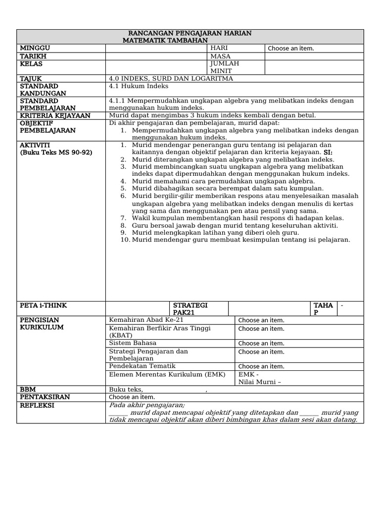 Bab 4 Indeks, Surd Dan Logaritma | PDF