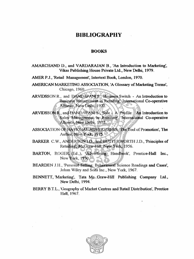 Comprehensive Marketing Bibliography | PDF | Strategic Management ...