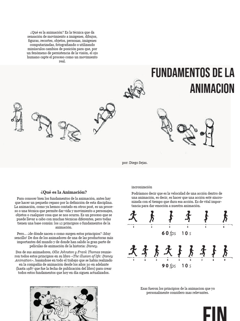 Fundamentos Esenciales de la Animación | PDF | Animación