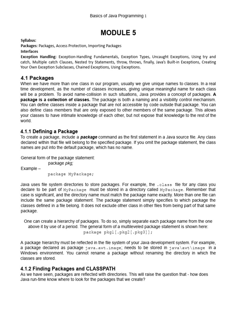 module 4 java notes | PDF | Class (Computer Programming) | Method ... module 4 java notes | PDF | Class (Computer Programming) | Method ...