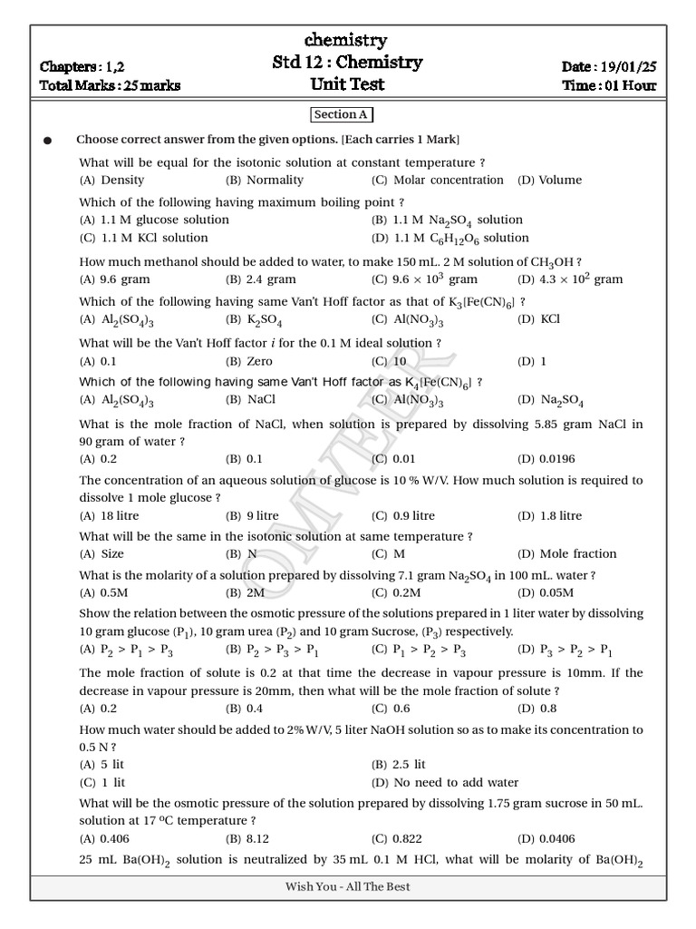 UnitTest_D19-Jan-2025_250119_074725 | PDF | Mass Concentration ...