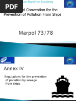 Marpol Annex 4 | PDF | Sewage Treatment | Sewage