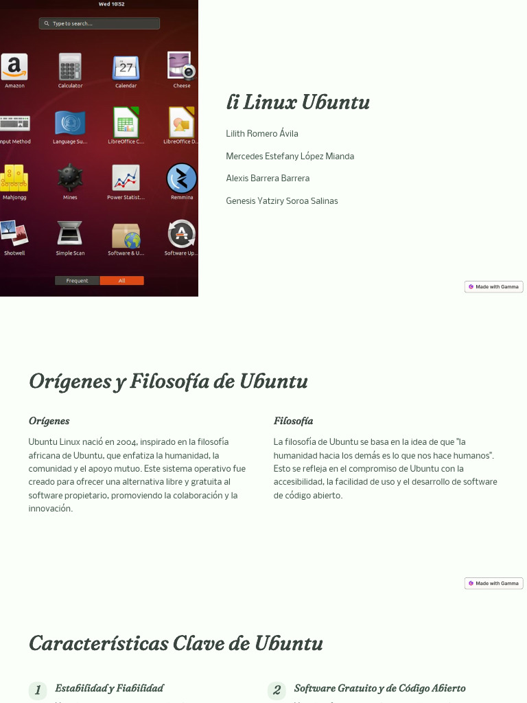 Li Linux Ubuntu | PDF | Software de la aplicacion | Distribución de Linux