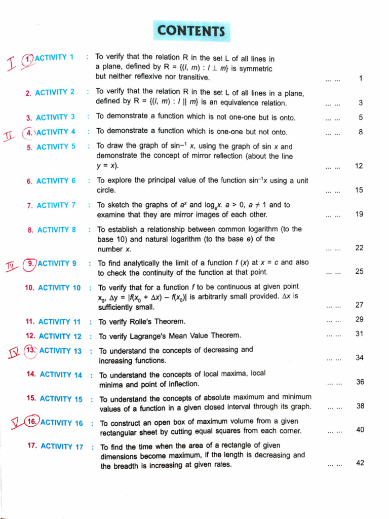 Maths Lab Activities - XII | PDF | Function (Mathematics) | Area