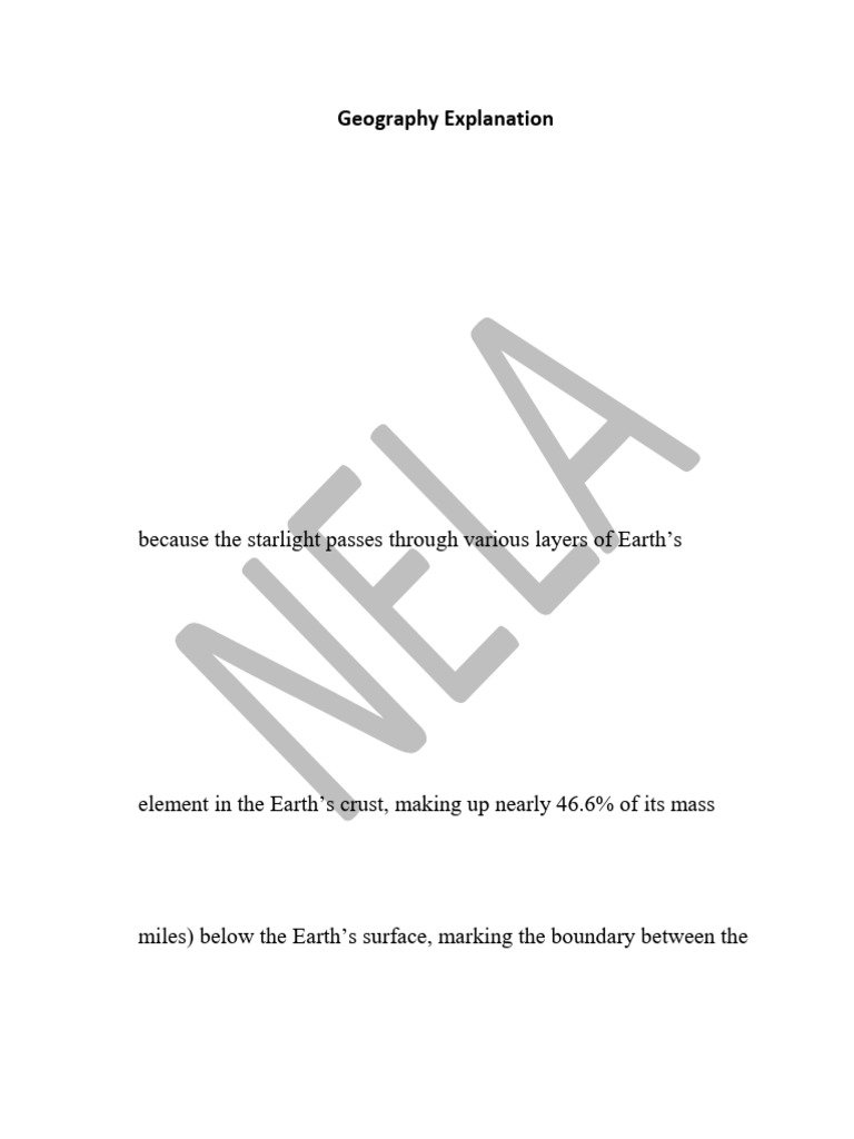 Geography Full Length Ans & Expltn | PDF | Rock (Geology) | Earth