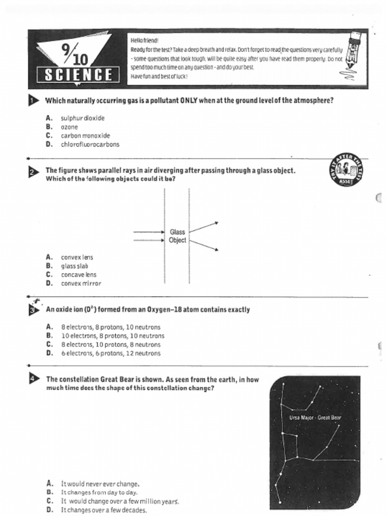 Answer Key for Test 39-C | PDF