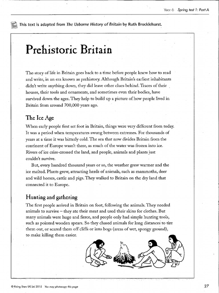 Yr 6 Reading Test | PDF