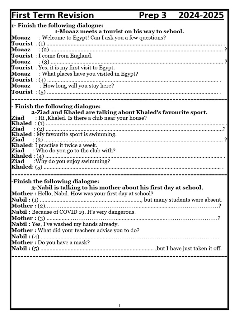 Final Prep 3 - Term 1-2024-2025 - 250117 - 100536 | PDF | Adjective | Adverb