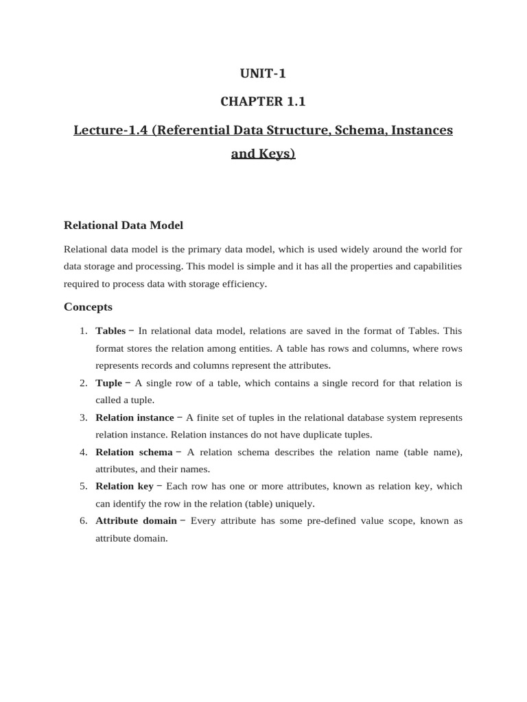 Understanding Relational Data Models | PDF | Relational Database | Relational Model