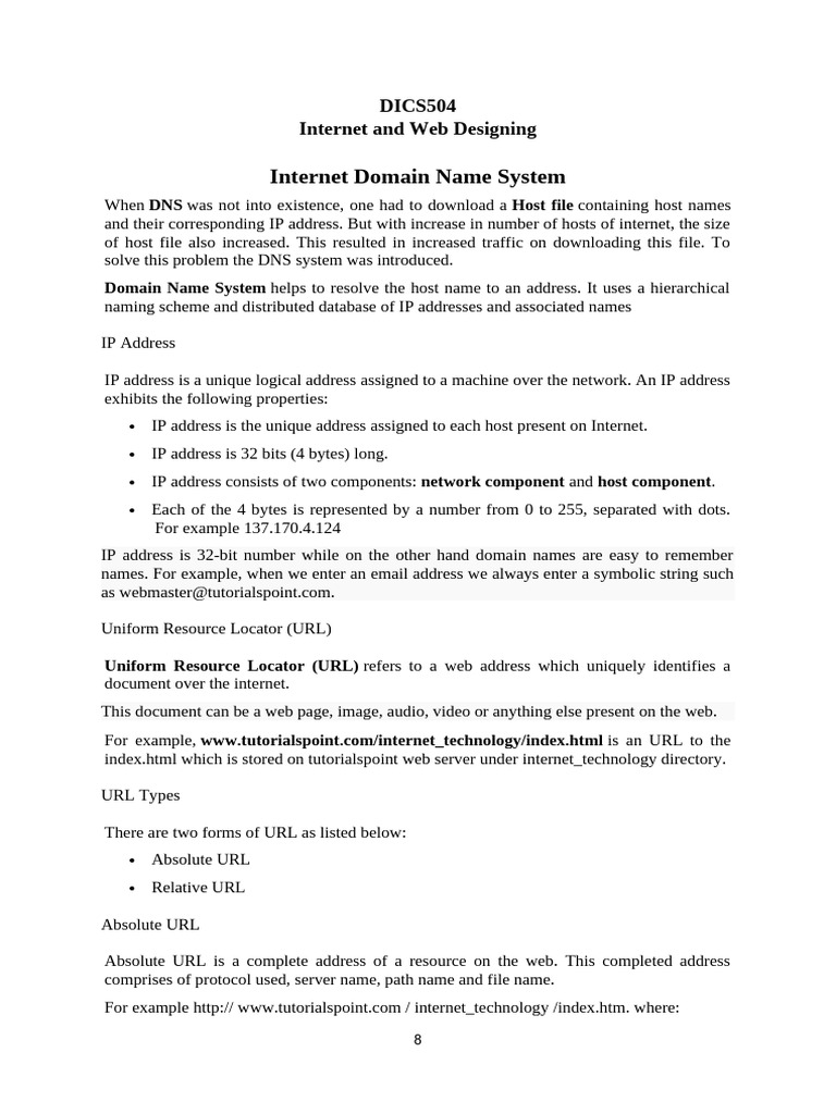 Internet Domain Name System | PDF | Domain Name System | Domain Name