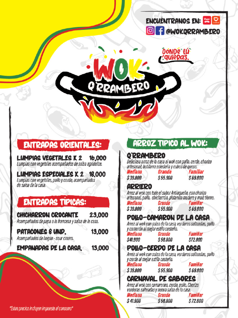Menú WOK QR | PDF