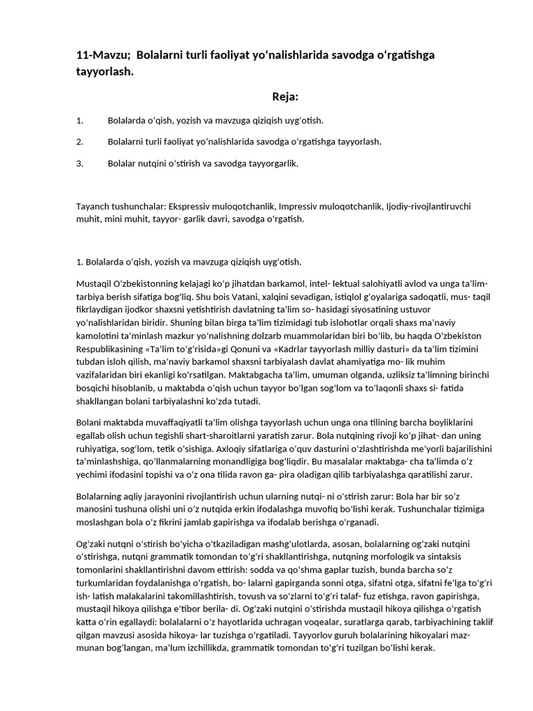 11.nutq Amaliy | PDF