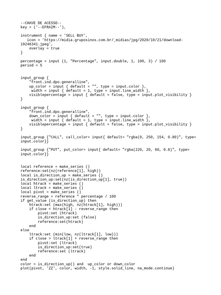 SCRIPT BUY SELL | PDF