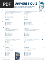 Astronomy Word Scramble | PDF | Astronomy | Planets