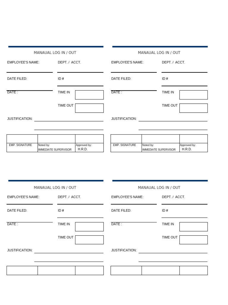 210705786 Hr Forms Pdf Working Conditions Labour Law