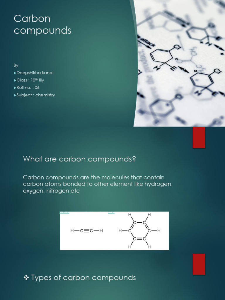 Carbon compounds | PDF