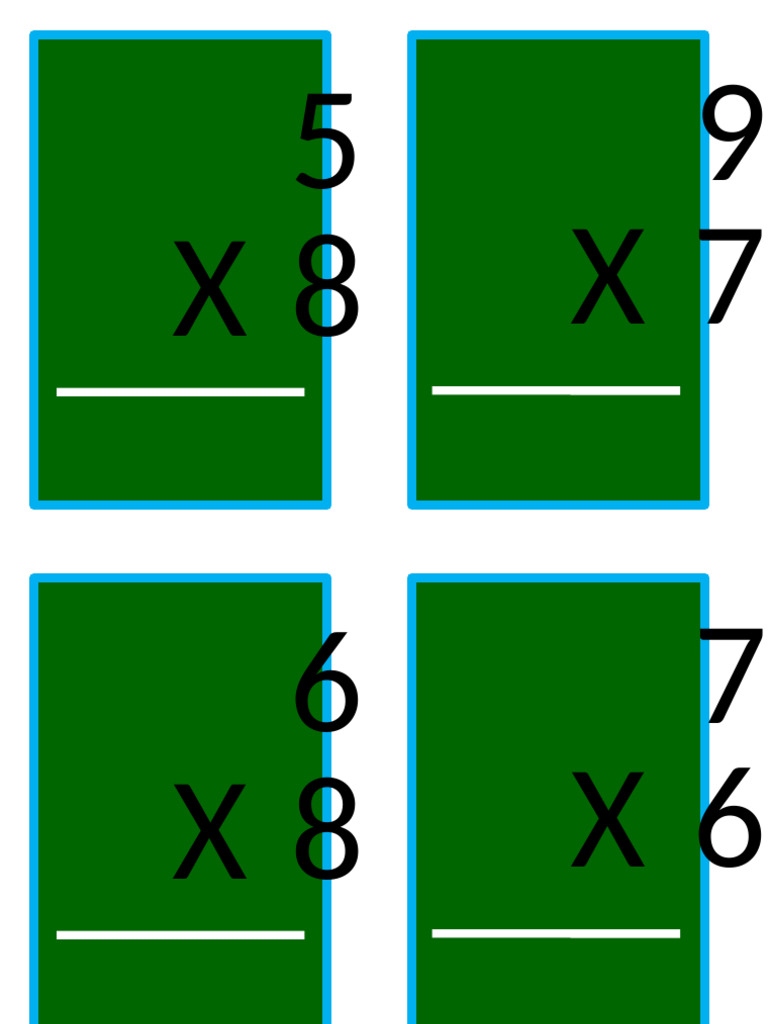 Flashcard Math | PDF