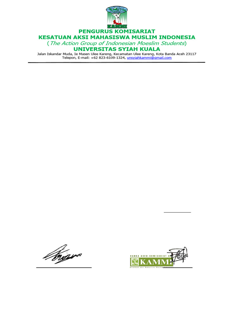 Surat Permohonan Kolaborasi Bedah Buku LDK Majid - 3 | PDF