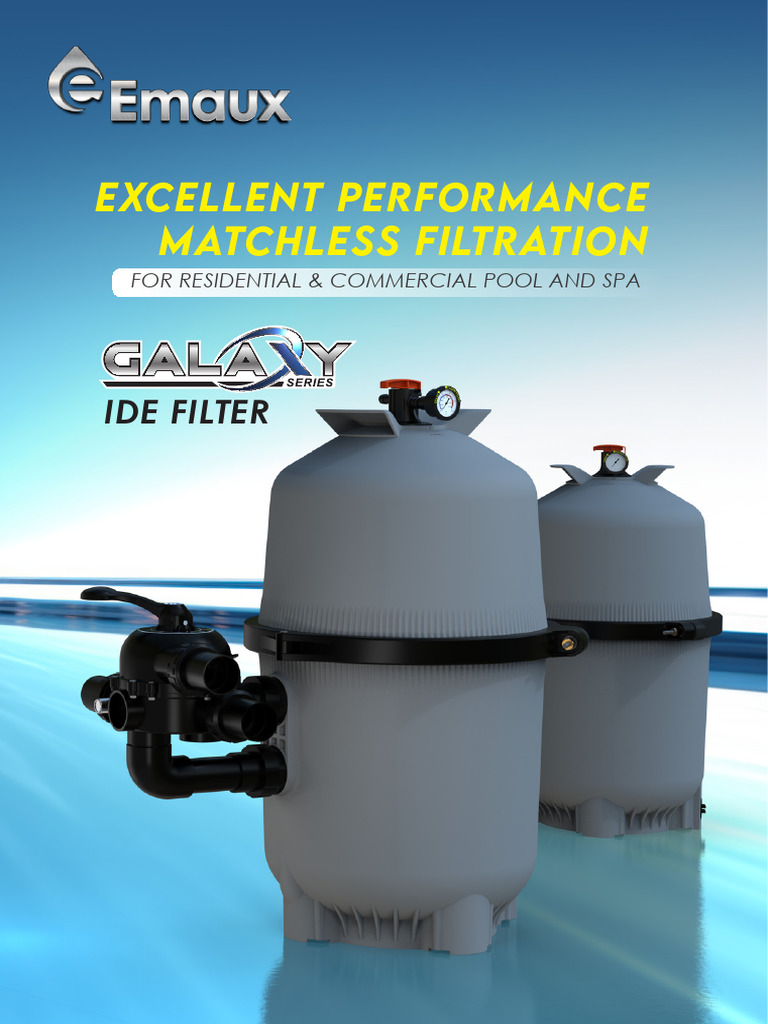 Galaxy IDE Filter Brochure Singlepage en | PDF | Filtration | Secondary ...