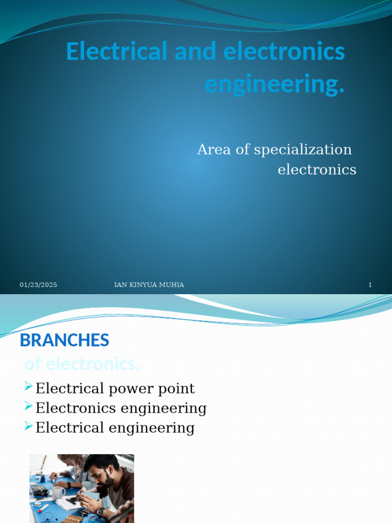 Electrical and Electronics Engineering | PDF