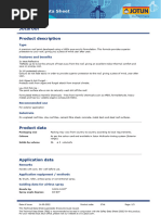 Road Marking Paint Technical Data Sheet | PDF | Paint | Physical Sciences