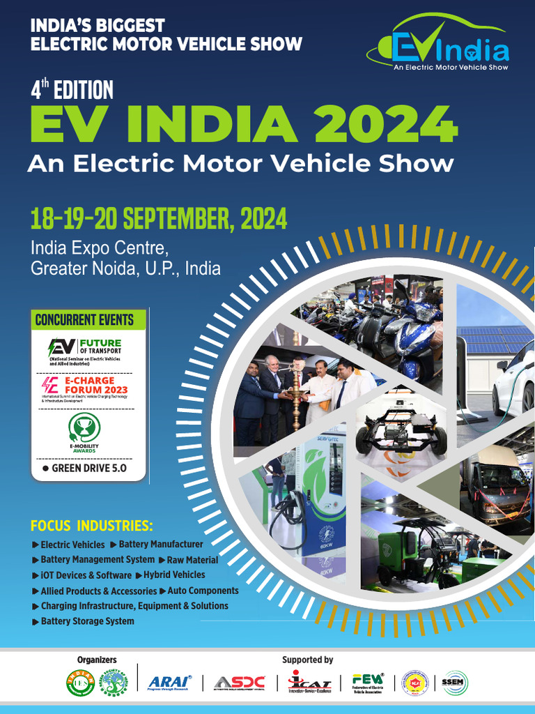 EV India 2024: Electric Vehicle Expo | PDF | Electric Vehicle ...