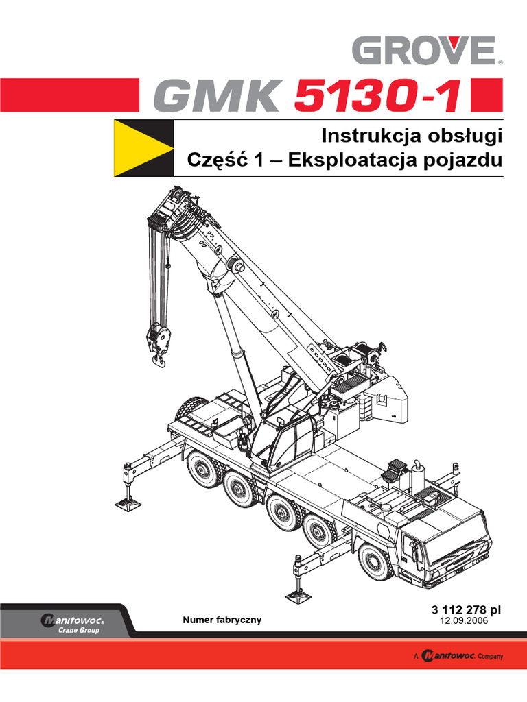 Manual Grove GMK 5130 | PDF