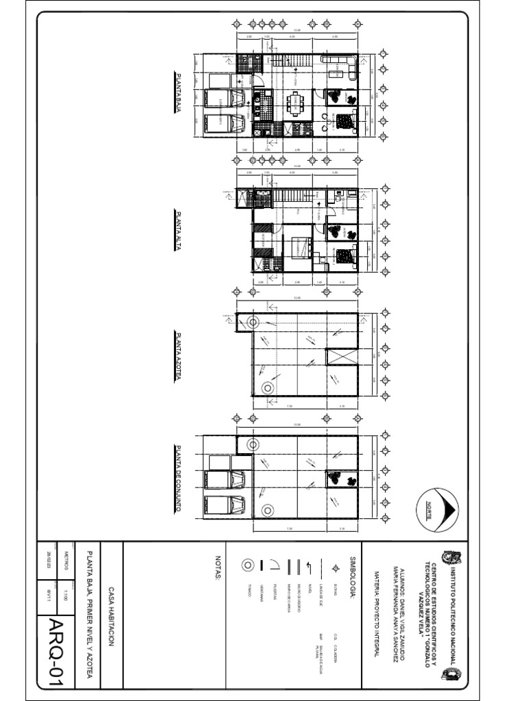 Proyecto Arquitectonico Completo | PDF