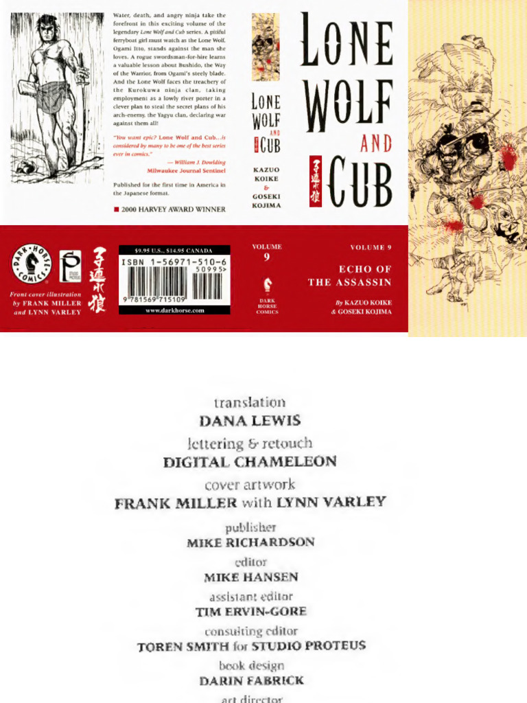 Lone Wolf and Cub Vol. 09 - Echo of The Assassin | PDF | Feudal Japan | Japanese Warriors