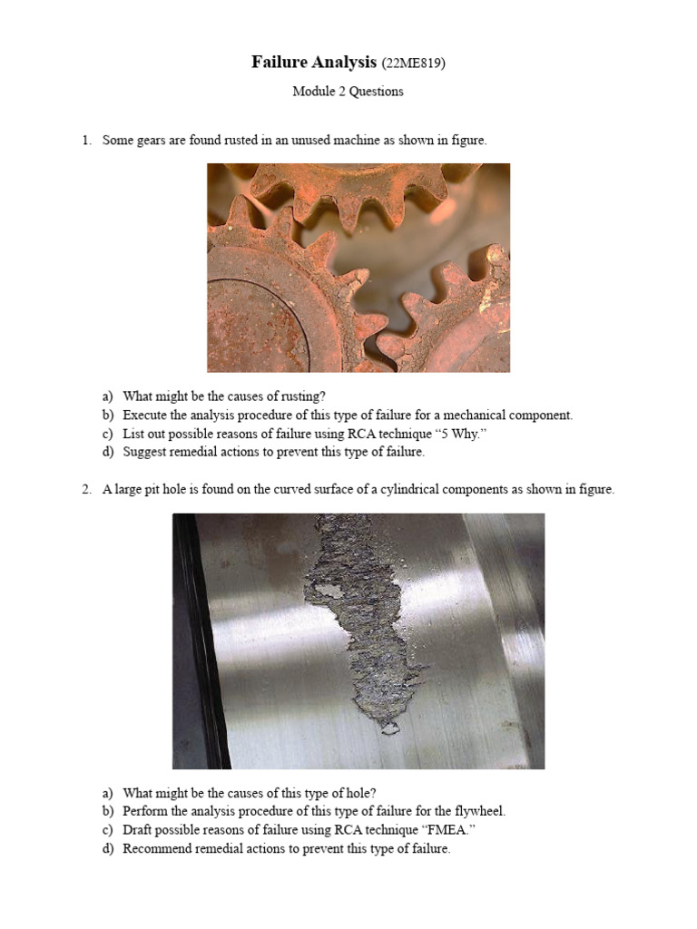 Mechanical Failure Analysis Techniques | PDF