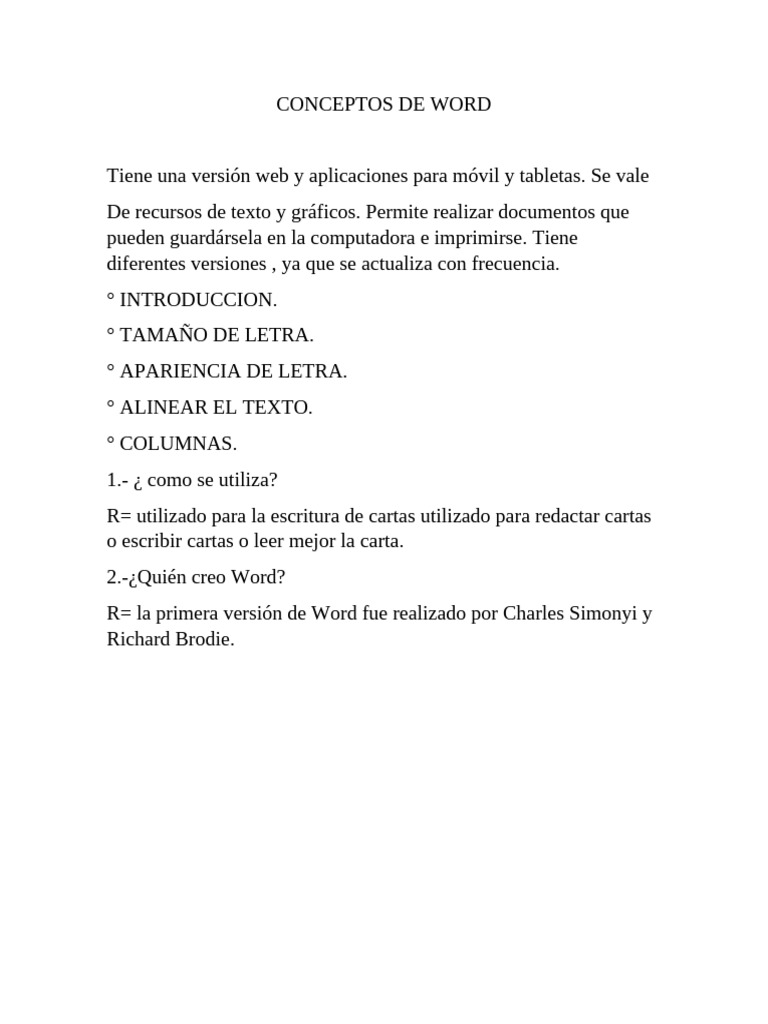 Introducción a Microsoft Word: Funciones Básicas | PDF