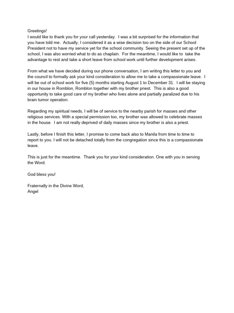 Copy of Letter to Jerome | PDF