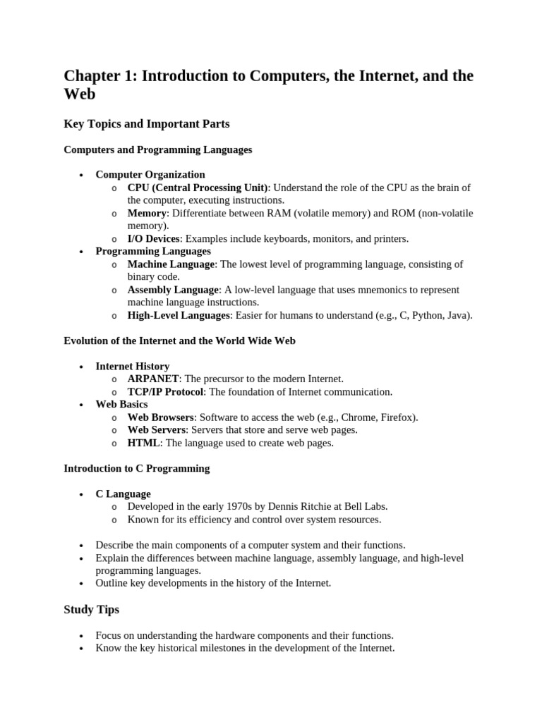 Study guide | PDF | Control Flow | Parameter (Computer Programming)